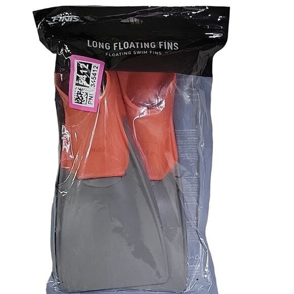 Finis | Shoes | Finis Long Floating Fins Swimming Snorkeling Grey Red ...